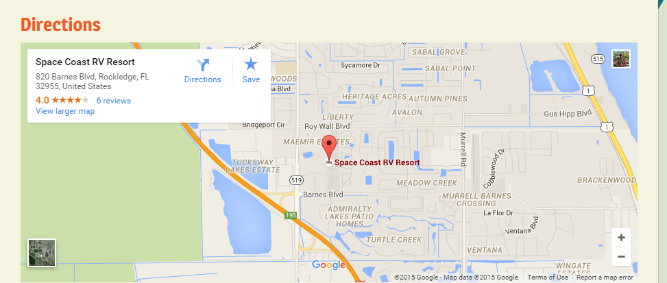 Space Coast RV Resort - 1 Photos, 1 Reviews - Rockledge, FL