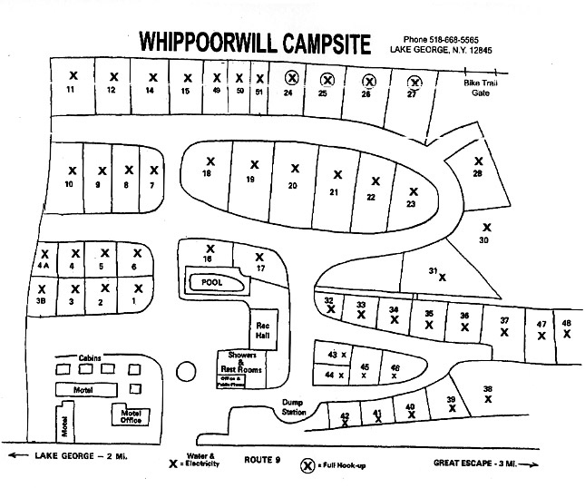 Whippoorwill Motel & Campsites - 3 Photos - Lake George, NY