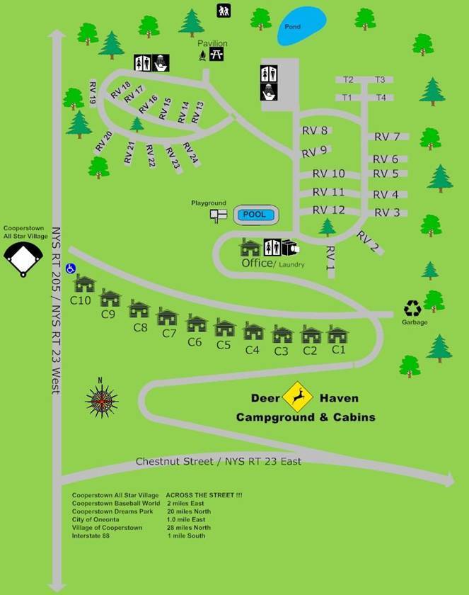 Deer Haven Campground & Cabins - 2 Photos - Oneonta, NY - RoverPass
