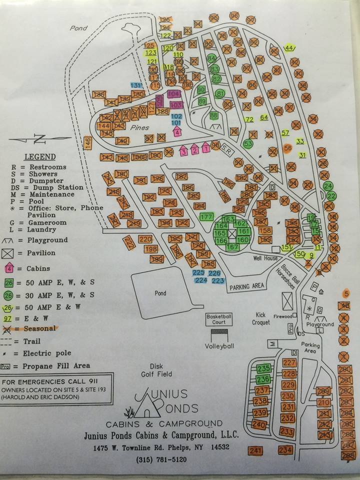 Junius Ponds Cabins & Campgrounds - 1 Photos, 1 Reviews - Phelps, NY