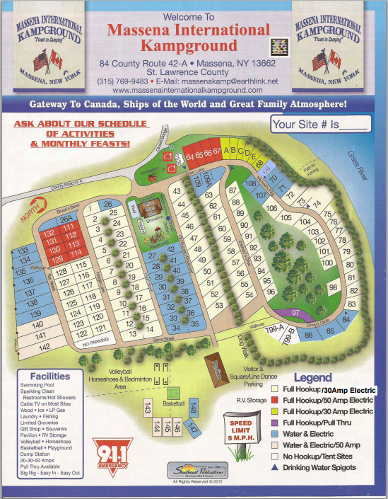 Massena Intl Kampground - 2 Photos - Massena, NY - RoverPass