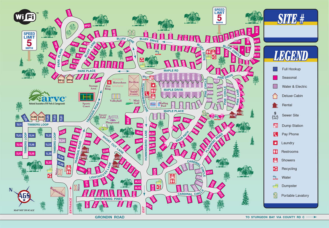 Tranquil Timbers Camping Resort - 3 Photos - Sturgeon Bay, WI