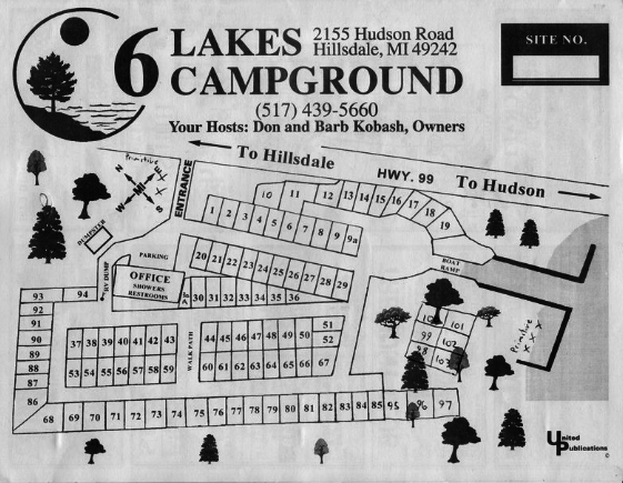 Six Lakes Campground - 2 Photos - Hillsdale, MI - RoverPass