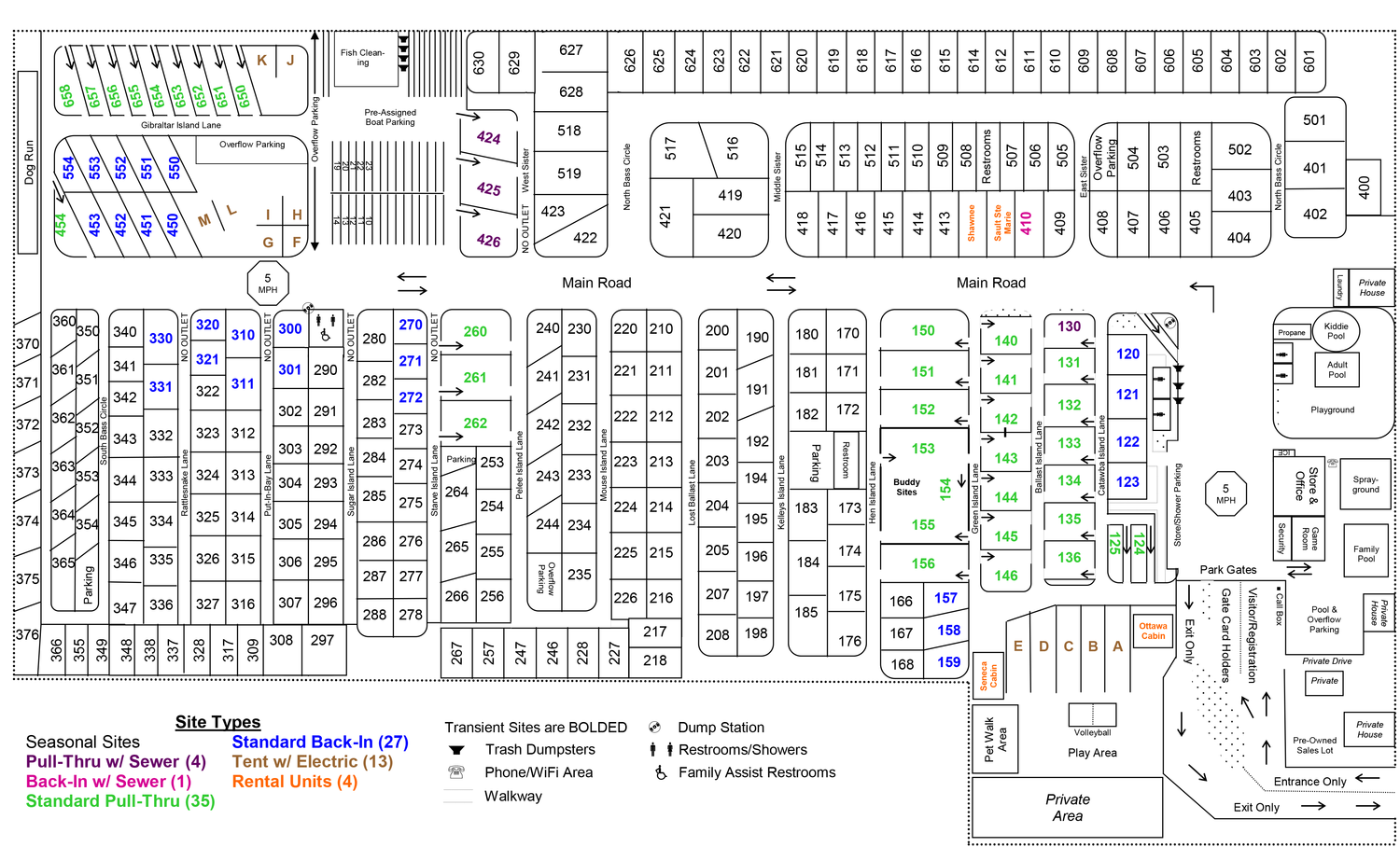 Cedarlane RV Park - 5 Photos, 2 Reviews - Port Clinton, OH - RoverPass
