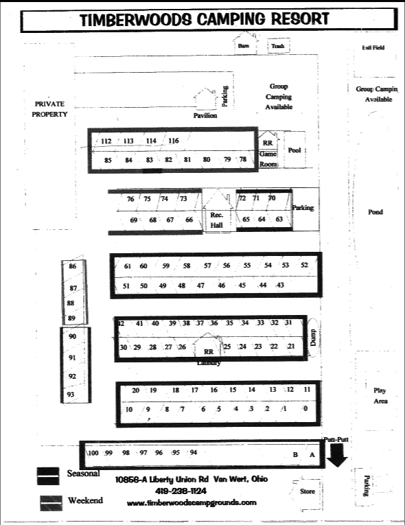 Timberwoods Camping Resort - 2 Photos, 1 Reviews - Van Wert, OH