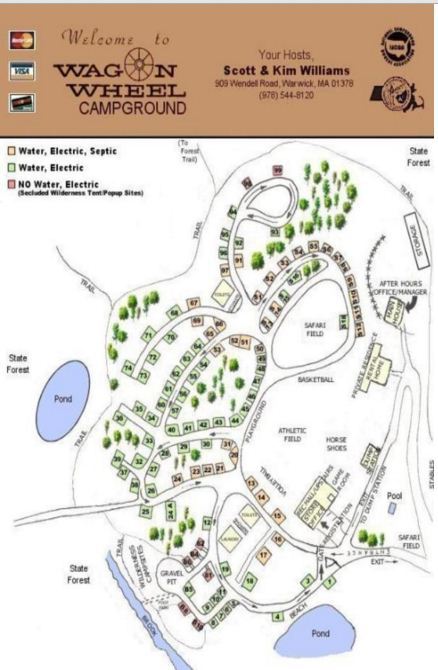 The Wagon Wheel Campground - 5 Photos, 1 Reviews - Warwick, MA