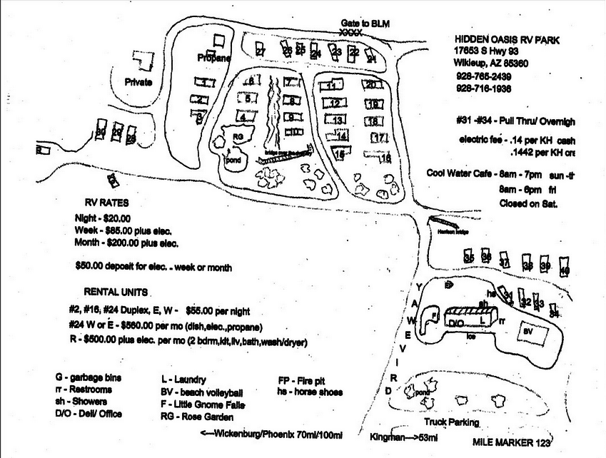 Hidden Oasis RV Park - 1 Photos - Wikieup, AZ - RoverPass