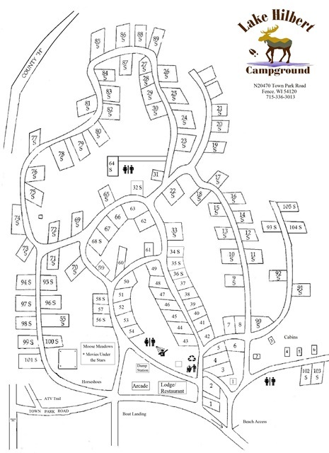 Lake Hilbert Campground - 3 Photos - Fence, WI - RoverPass