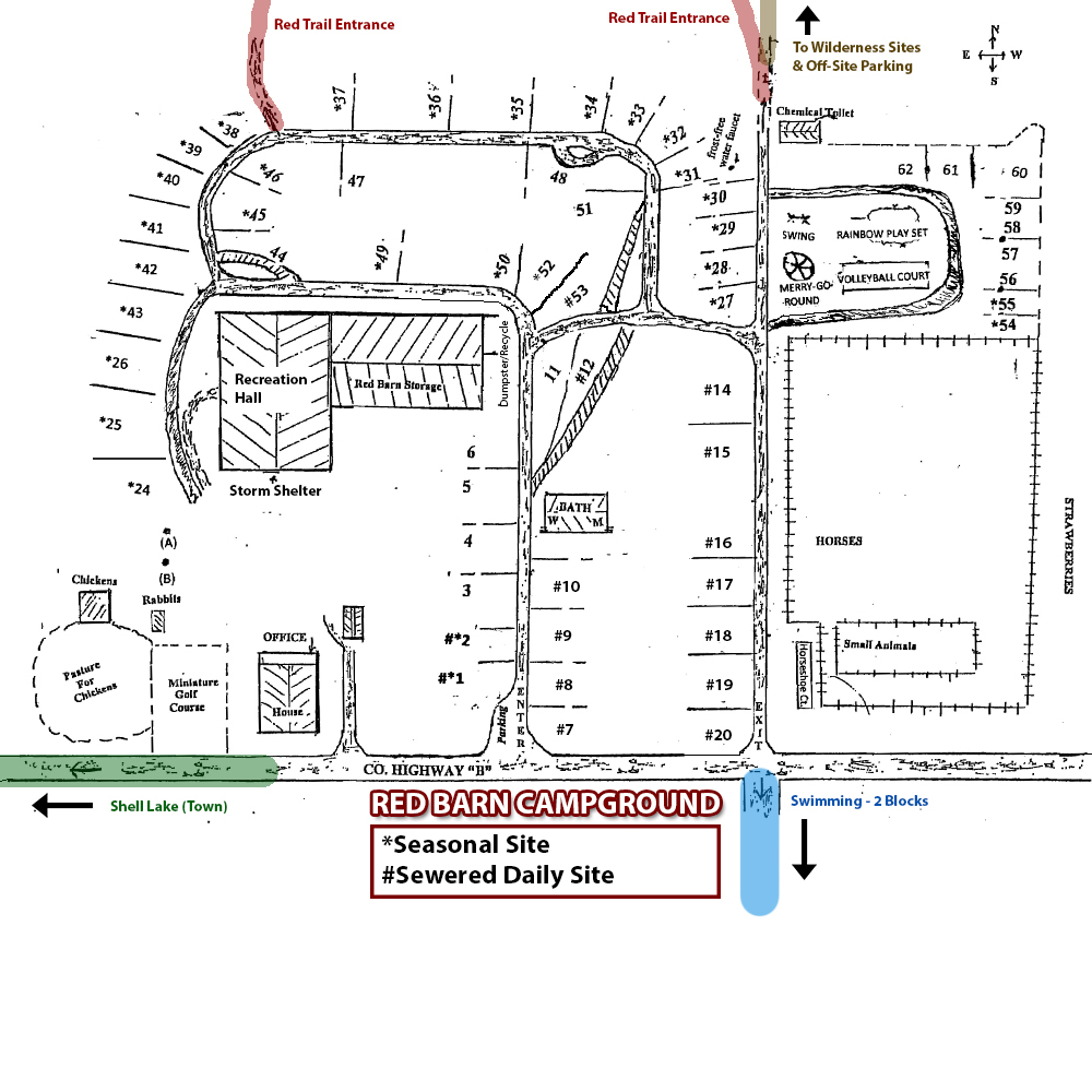 Red Barn Campground - 1 Photos - Shell-lake, WI - RoverPass
