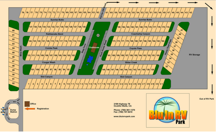 Blu In RV Park - 3 Photos - Borrego Springs, CA - RoverPass