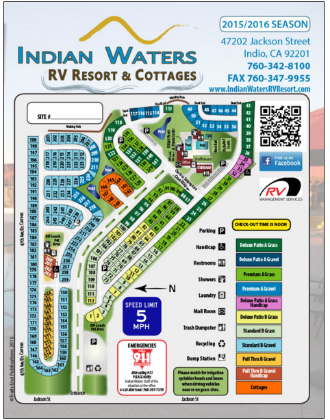 Indian Waters RV Resort & Cottages - 2 Photos, 1 Reviews - Indio, CA