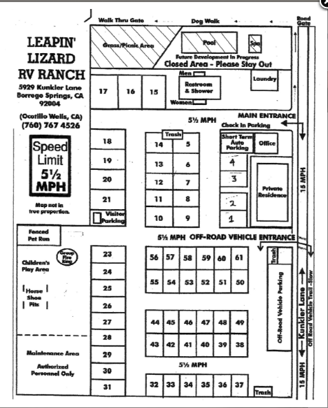 Leapin' Lizard RV Ranch - 2 Photos, 1 Reviews - Borrego Springs, CA
