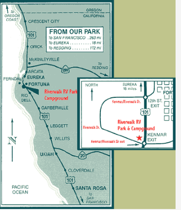 Fortuna California Map