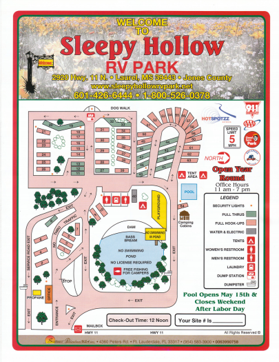 Sleepy Hallow RV Park - 3 Photos - Laurel, MS - RoverPass