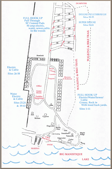 Log Cabin Resort & Campground - 5 Photos, 1 Reviews - Curtis, MI
