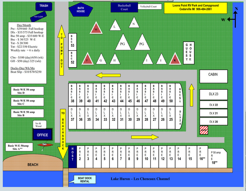 Loons Point RV Park and Campground - 1 Photos - Cedarville, MI