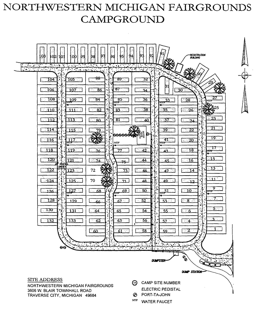 Northwest Michigan Fairgrounds Campground - 4 Photos - Traverse City,