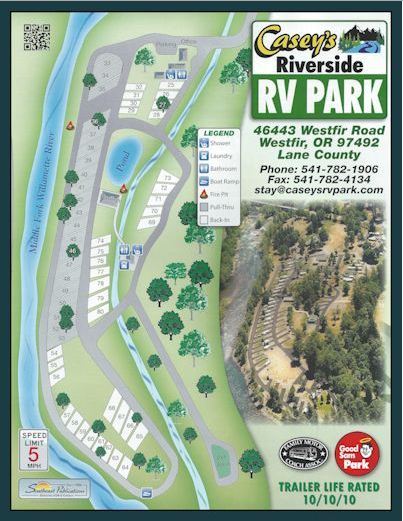 Casey's Riverside RV Park - 3 Photos, 1 Reviews - Westfir, OR