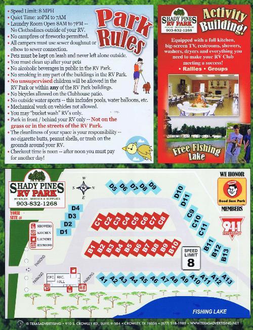 Shady Pines RV Park - 3 Photos - Texarkana, TX - RoverPass