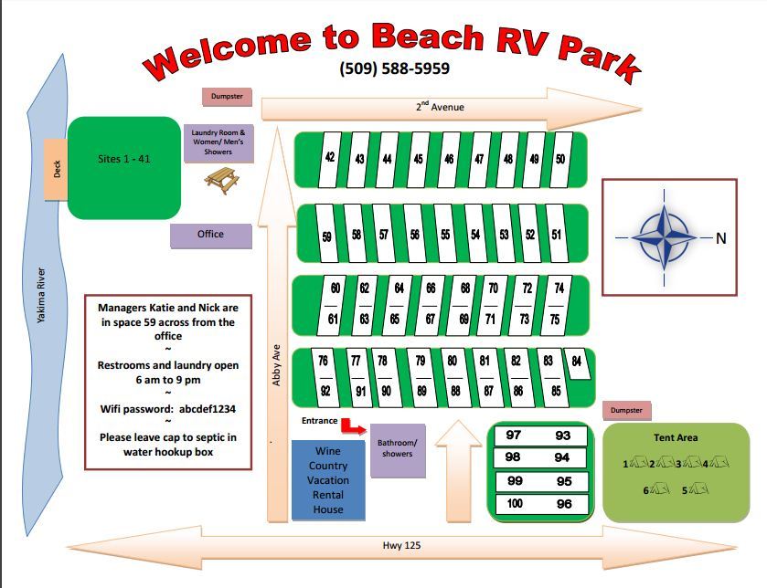 Beach RV Park - 5 Photos - Benton City, WA - RoverPass