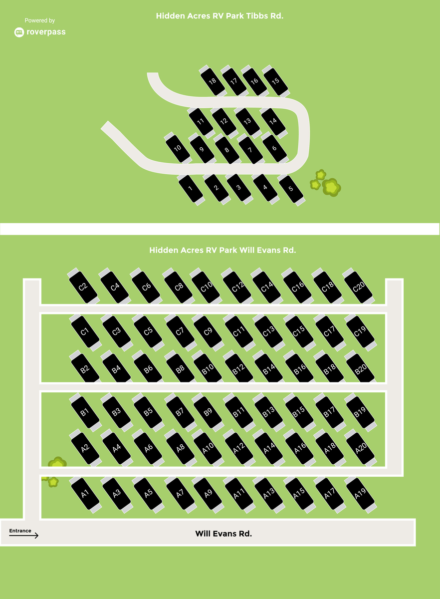 Hidden Acres RV Park - - Brownsville, TN - RoverPass