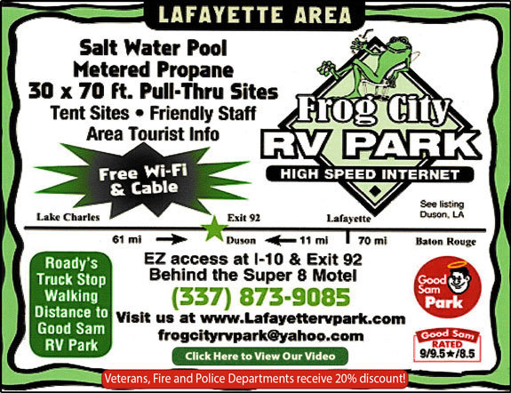 Frog City RV Park - Duson, LA